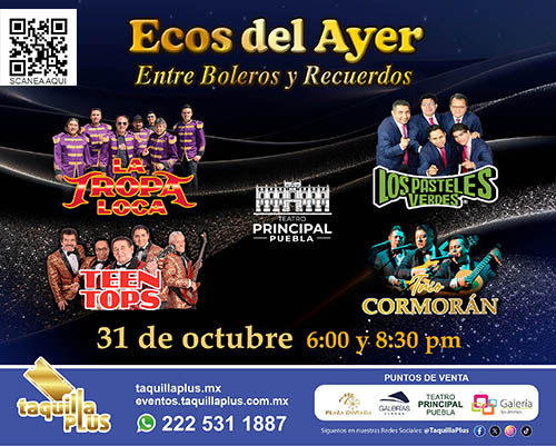 Boletos | Ecos del Ayer | Taquilla Plus