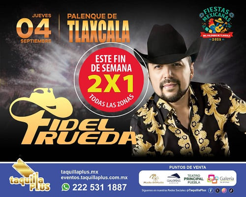 Boletos | Fidel Rueda | Taquilla Plus